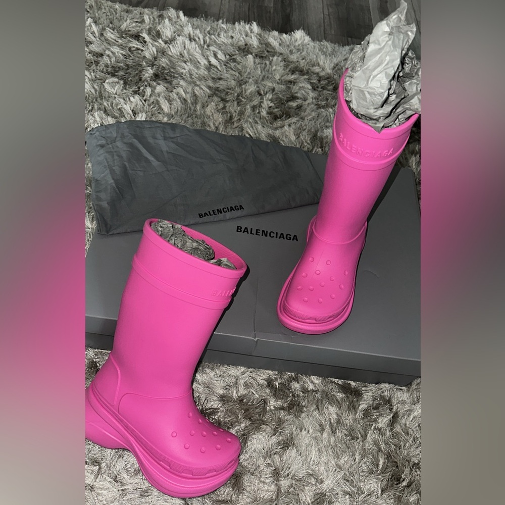 Balenciaga Croc Boots - Gem